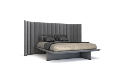 BACKSTAGE bed with side panels - h.145 cm | Roche Bobois