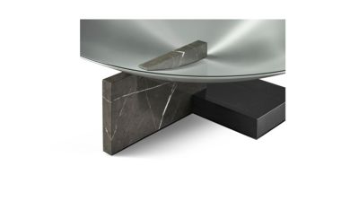 VESTALE cocktail table - emperador marble | Roche Bobois