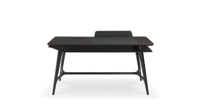 ARIAL desk - raised top in leather | Roche Bobois