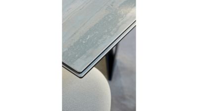 dining table with extensions - travertino grigio