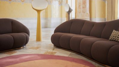 ELEGIO 3-seat sofa | Roche Bobois