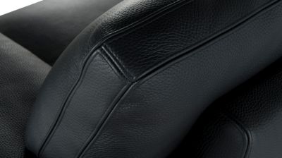 Large 3-seat sofa - wooden base