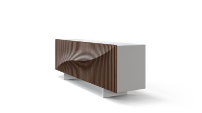 SPEED UP BOIS buffet 4 portes battantes - corpus blanc | Roche Bobois