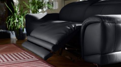 PASSING Canapé 3 places relaxation 100% cuir - Cuir Center